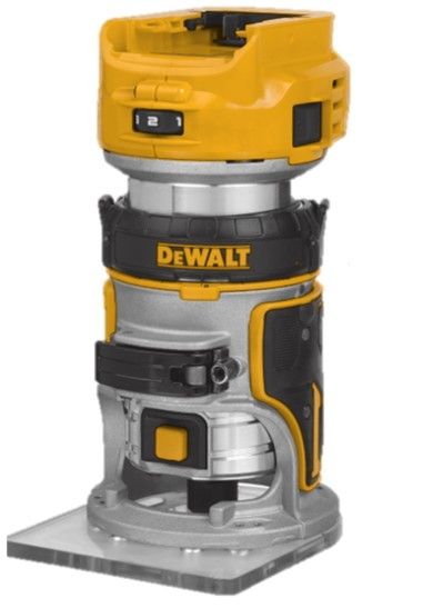DeWalt DCW604NT-XJ 18v XR Brushless 1/4" Router Body Only in TSTAK VI ...