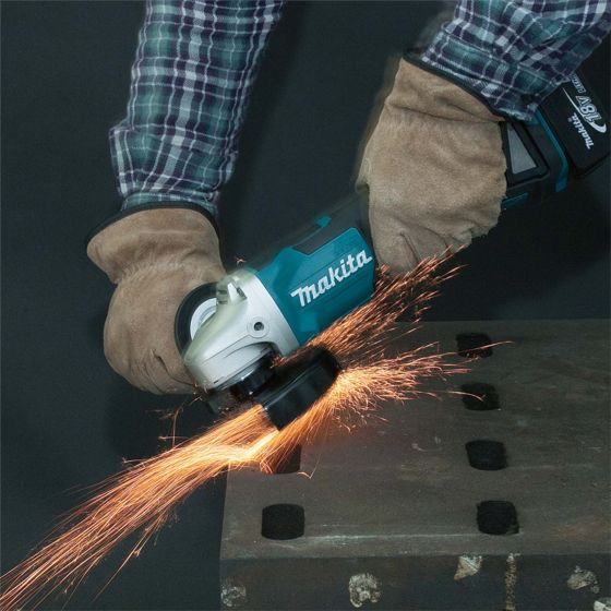 Makita DGA452Z 18v 4.5" 115mm Angle Grinder Lithium Ion Body Only ...